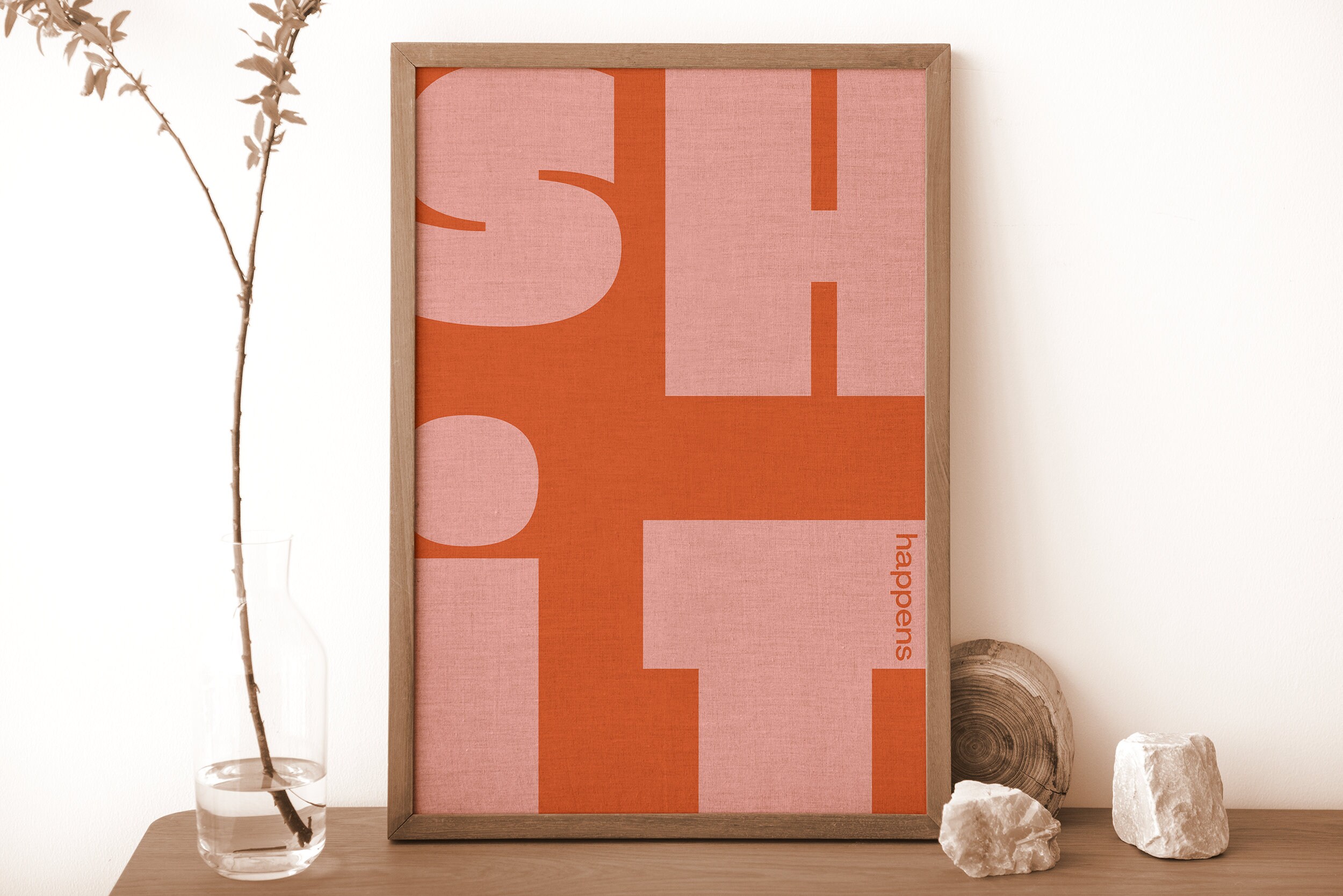 Shit Happens Poster, Printable Poster, Toilet Poster, Bathroom Sign ...