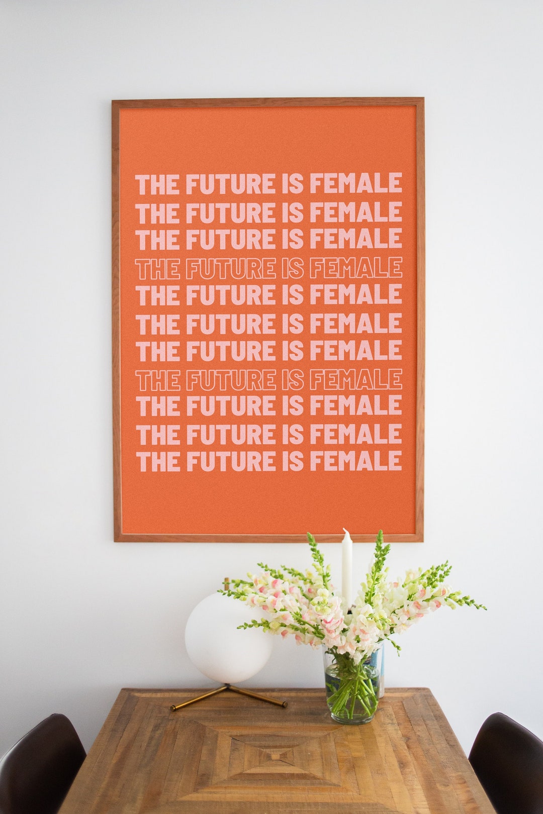 The Future is Female Poster, Printable Poster, Feminist Poster ...