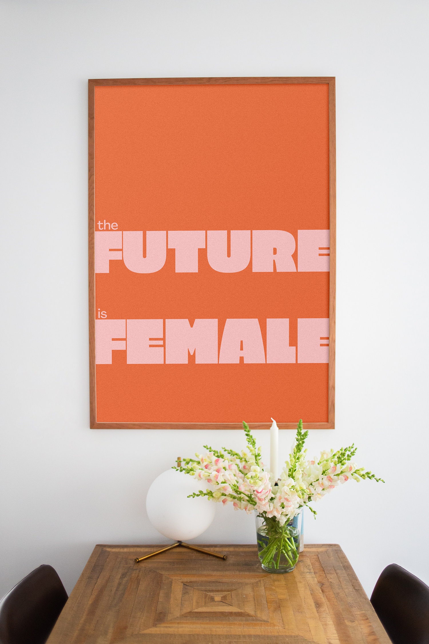 The Future is Female Poster, Printable Poster, Feminist Poster ...