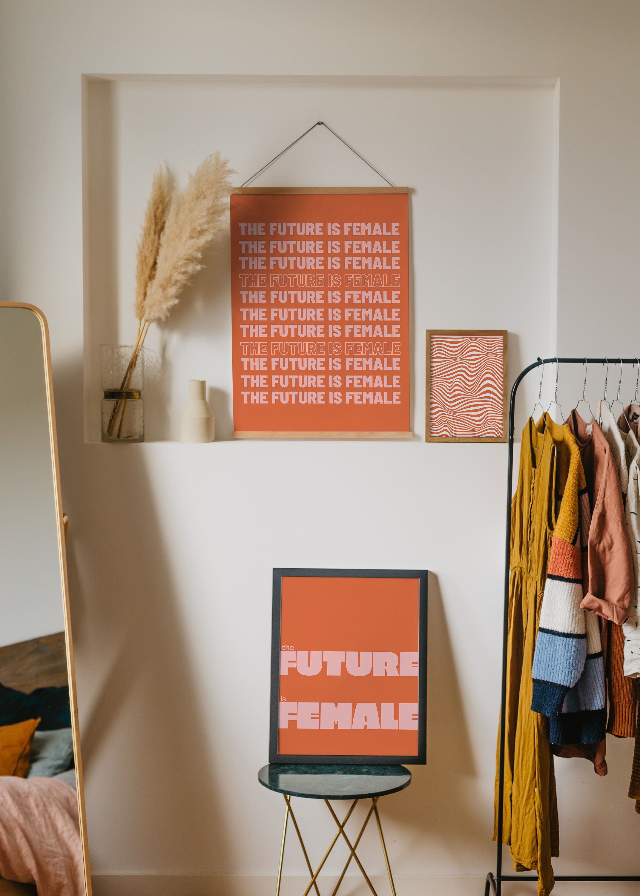 The Future is Female Poster, Printable Poster, Feminist Poster ...