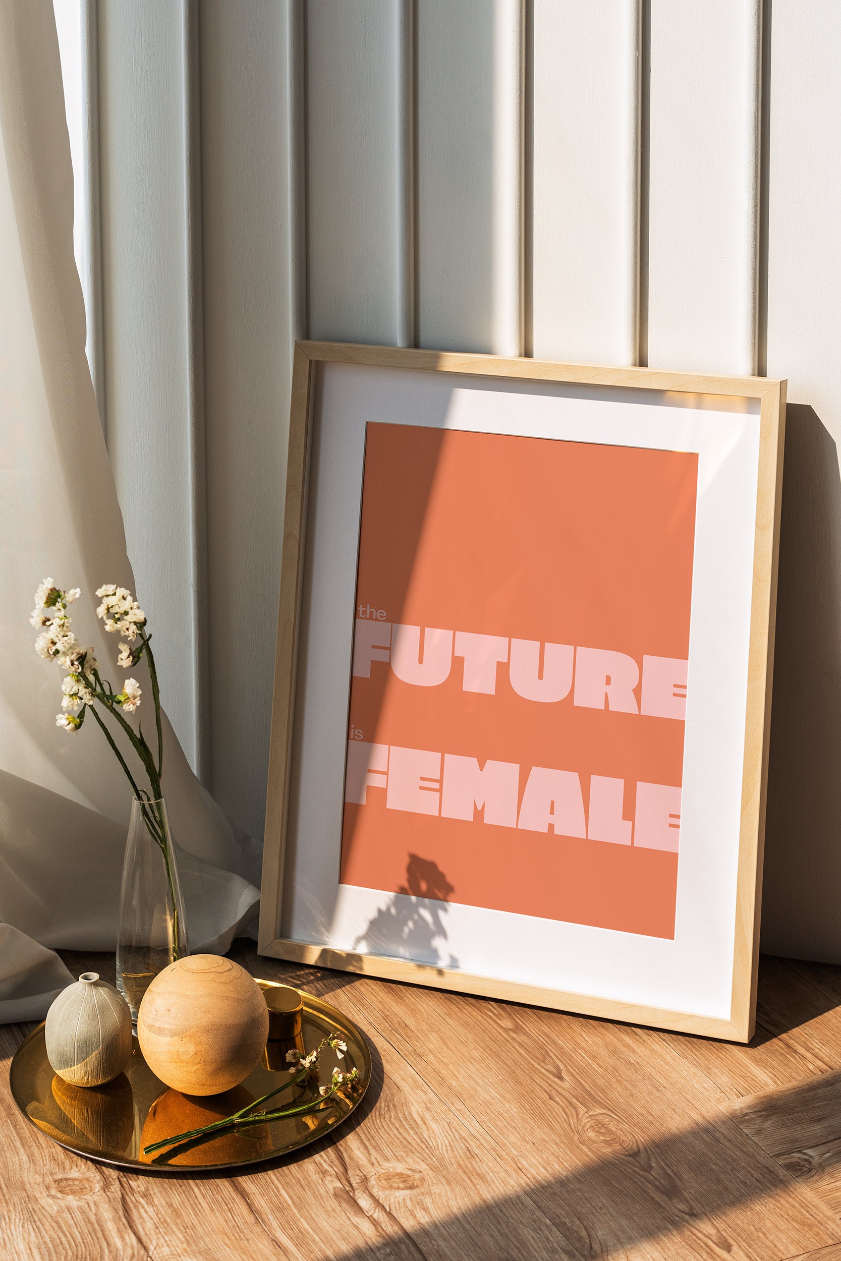 The Future is Female Poster, Printable Poster, Feminist Poster ...