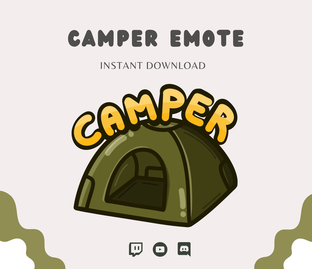 Twitch Camper Emote Camping Dead by Daylight Emote - Etsy