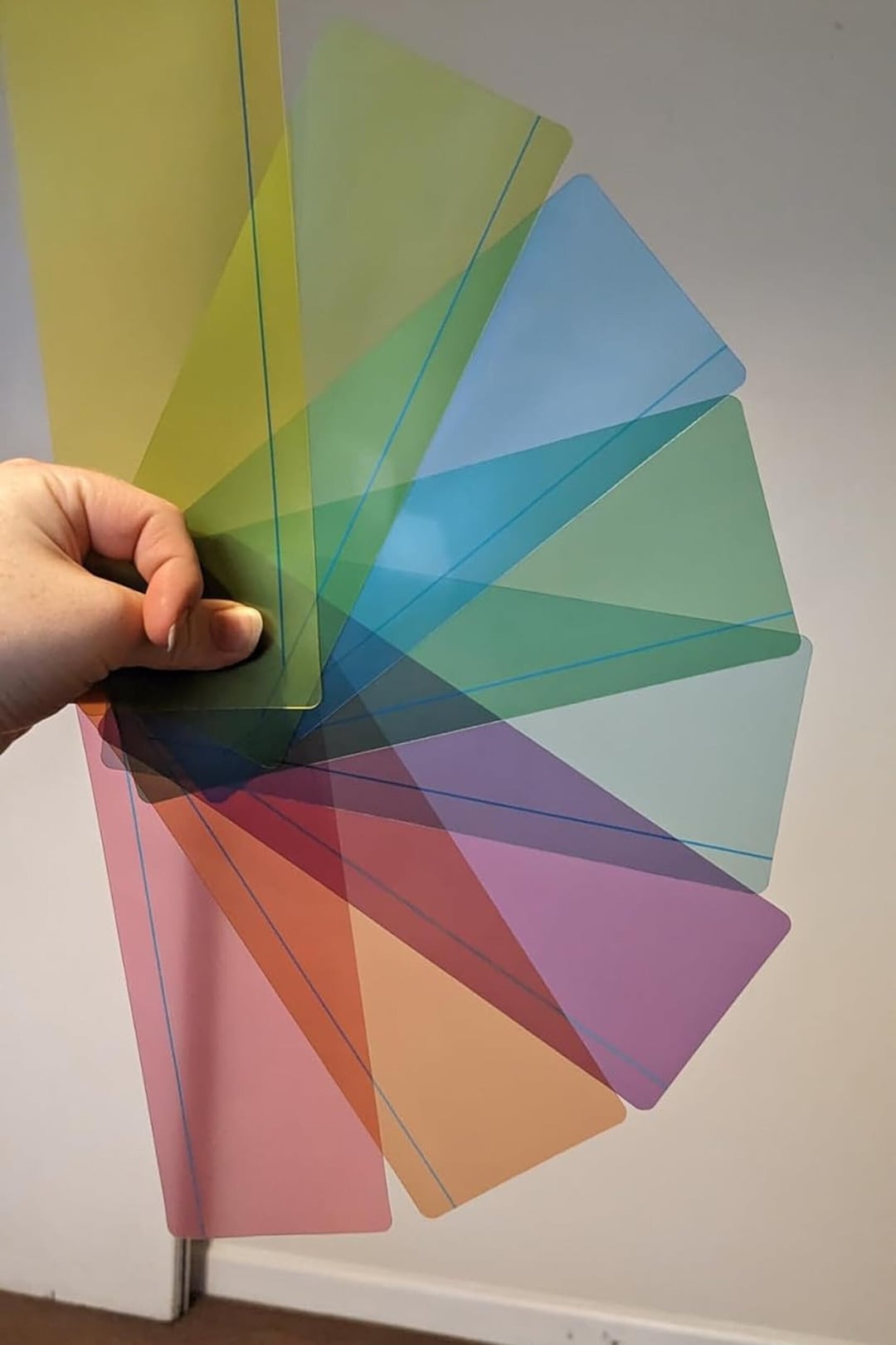 Colored Reading Overlays With Case: Dyslexia, ADHD, Visual Stress - Etsy UK