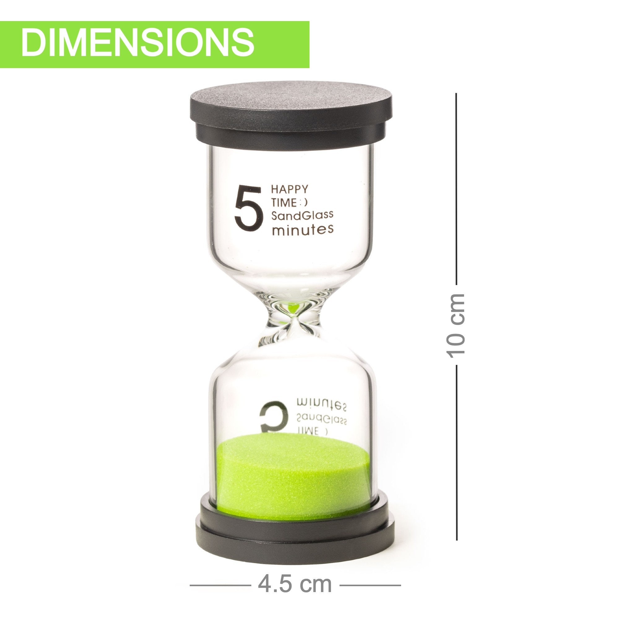 6-pack Sand Timers (1-30min) Visual Tool for Kid - Etsy UK