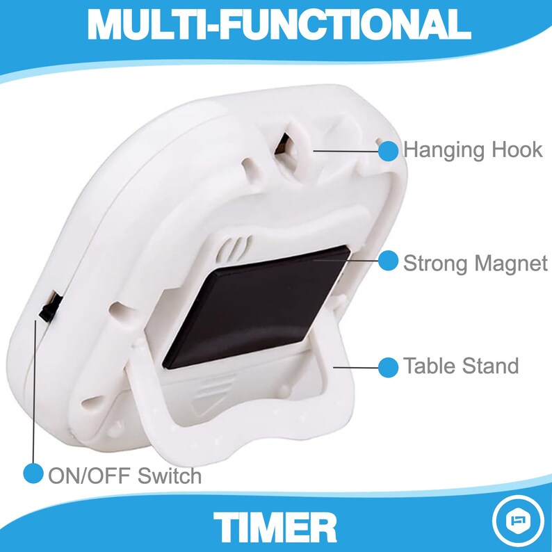 Magnetic Timer Countdown and Stopwatch for Kids, Classroom, and Parents Ideal for Cooking ...