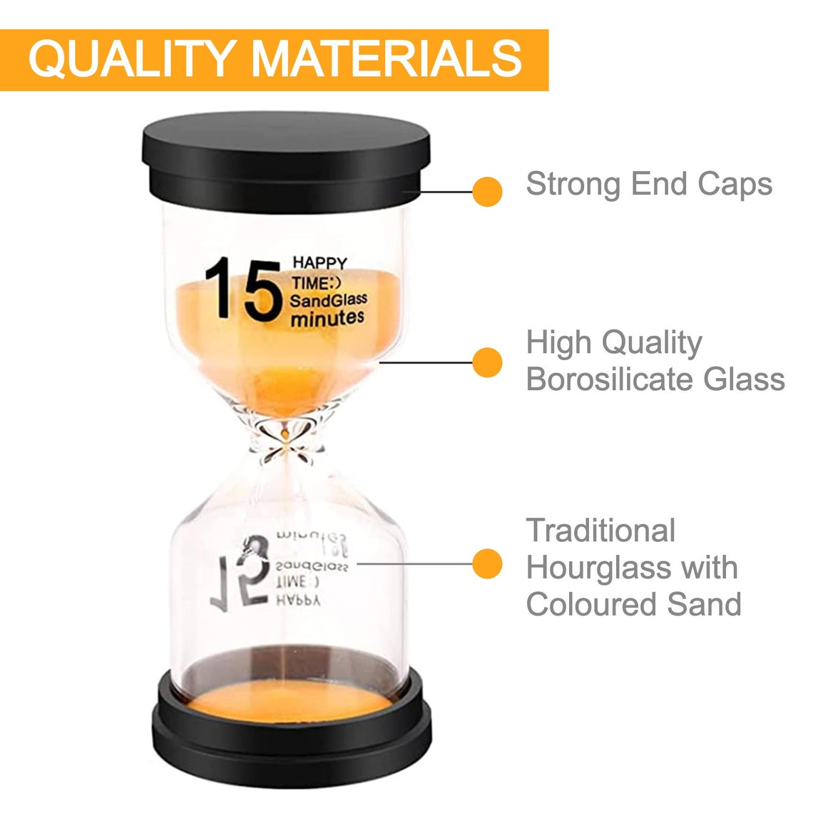 6-pack Sand Timers (1-30min) Visual Tool for Kid - Etsy UK