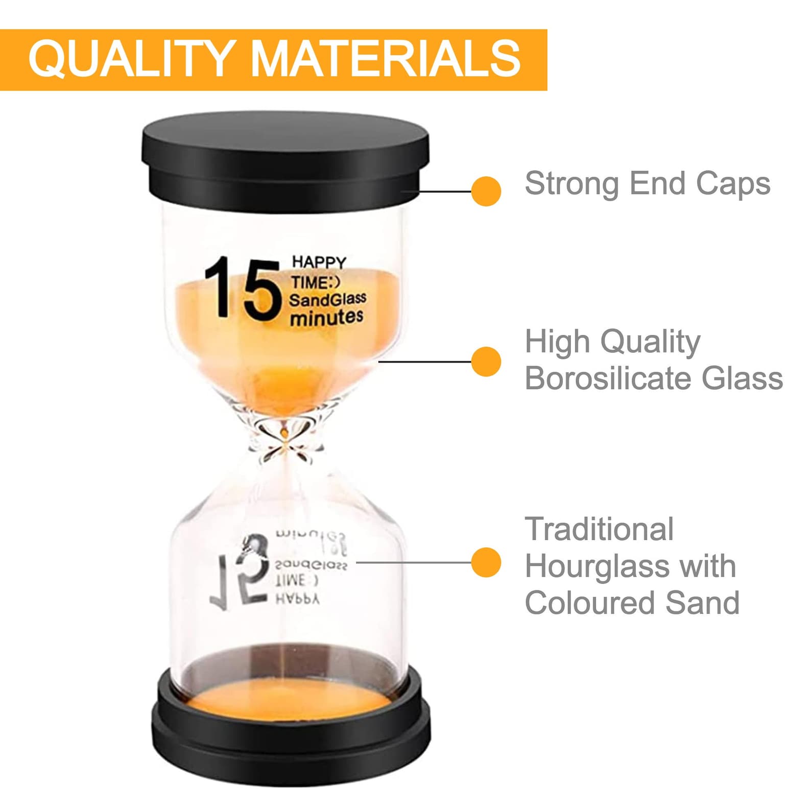 6-pack Sand Timers (1-30min) Visual Tool for Kid - Etsy UK