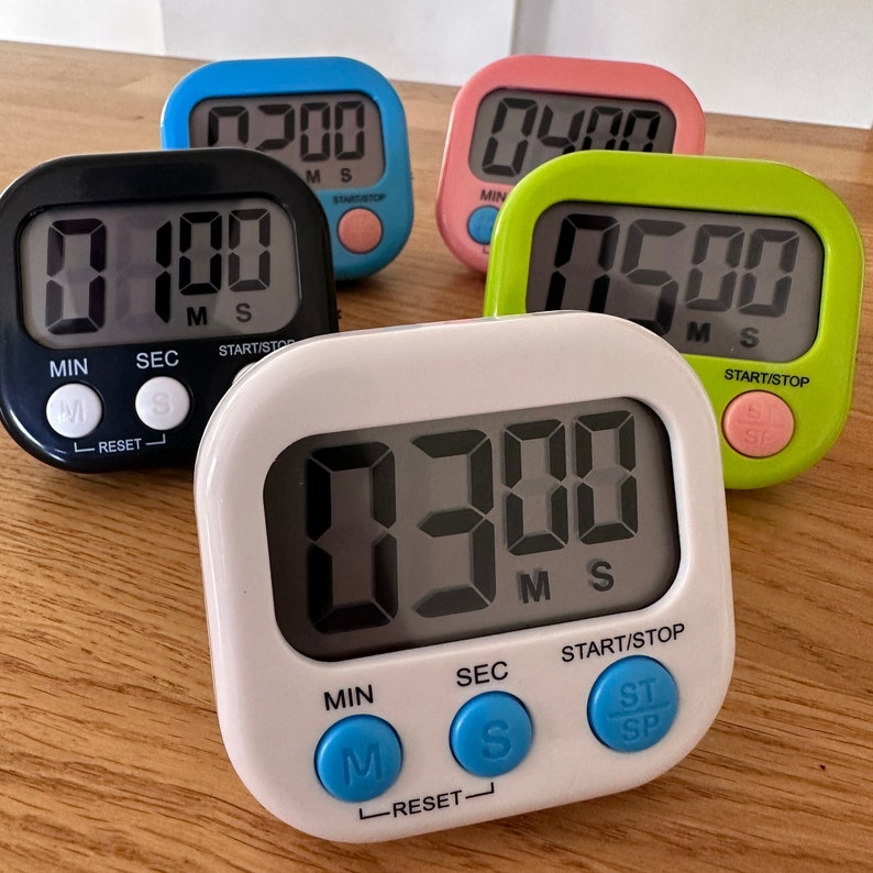 Magnetic Timer Countdown and Stopwatch for Kids, Classroom, and Parents Ideal for Cooking ...