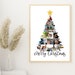 Christmas Tree Collage Christmas Photo Collage Printable Collage Gift ...