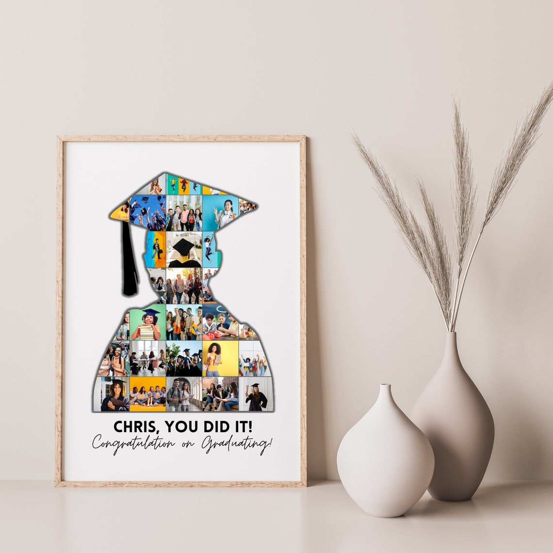Custom Graduation Photo Collage Template 29 Pictures Collage - Etsy