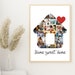 Custom House Photo Collage Housewarming Gift New House Gift Unique Gift ...