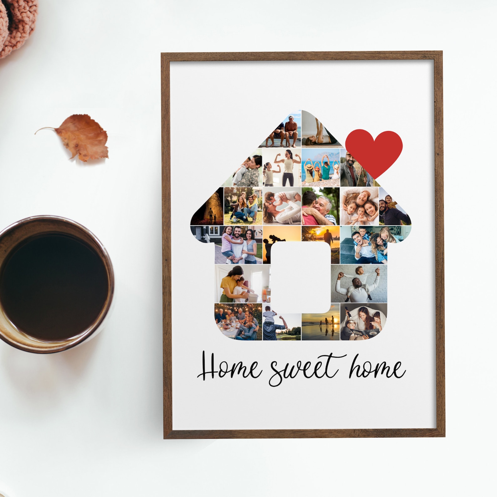Custom House Photo Collage Housewarming Gift New House Gift Unique Gift ...