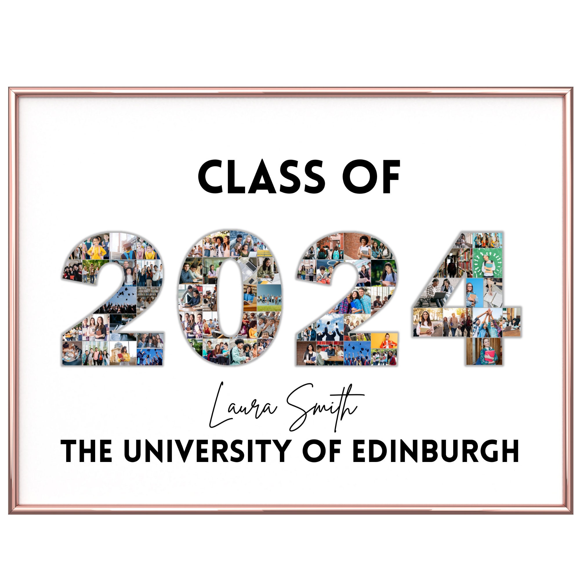 Printable 2024 Graduation Photo Collage 68 Pictures Collage Template ...