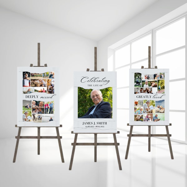 Funeral Photo Boards - Etsy