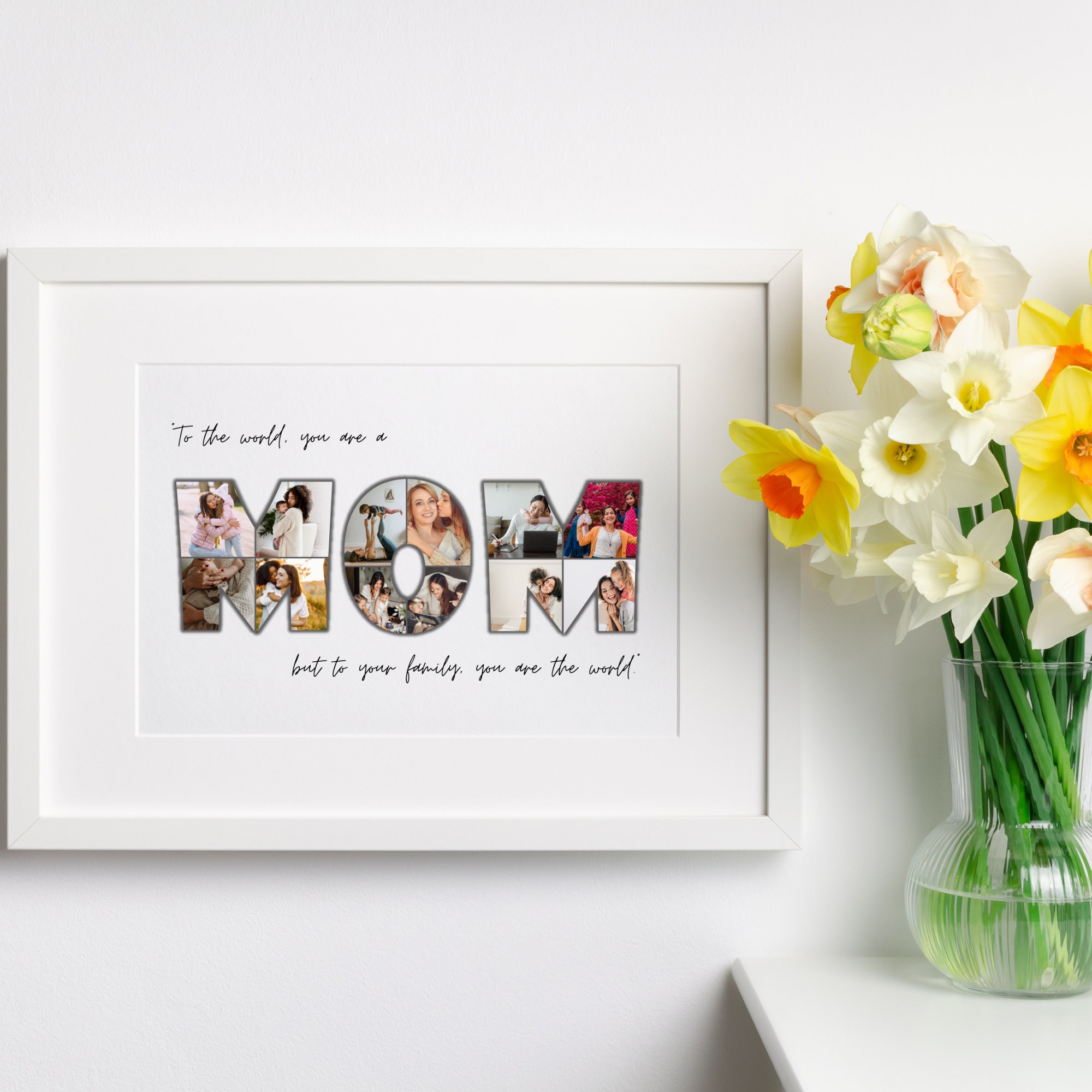 Mom Photo Collage Personalized Picture Collage Gift Mother's Day Gift ...