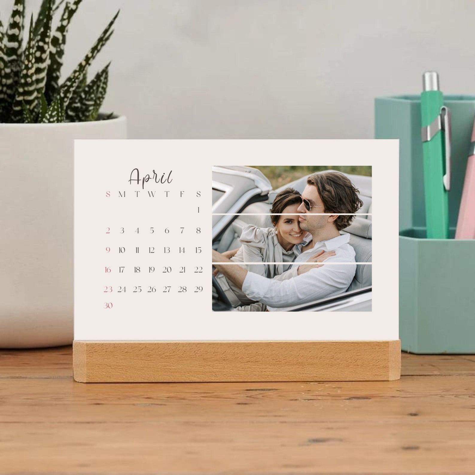 Personalized Printable 2023 Calendar Modern Desk Calendar - Etsy