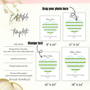 Personalized Heart Photo Collage Custom Heart Collage Fully Editable ...