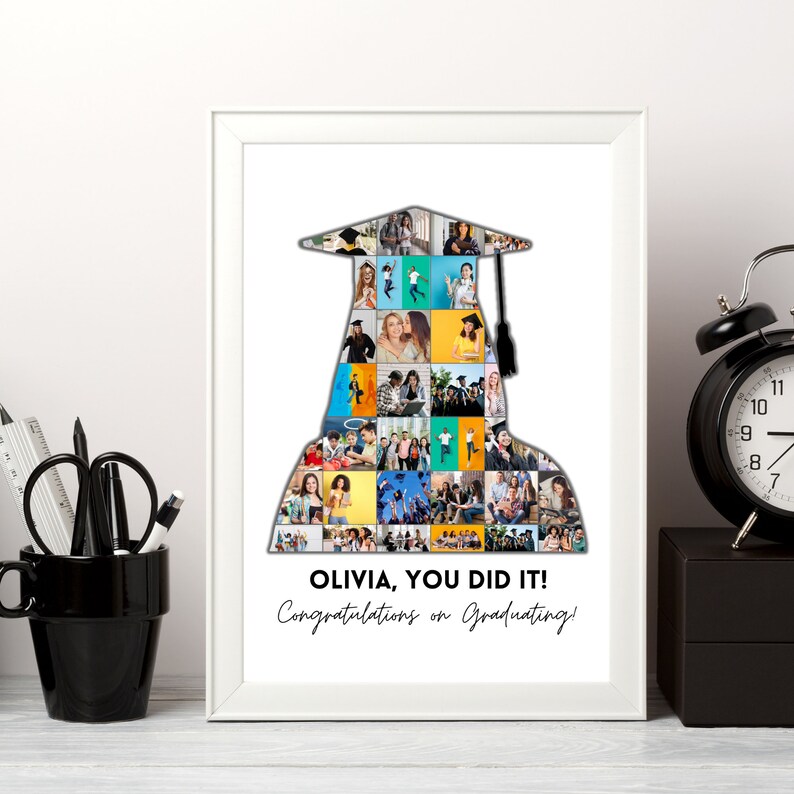 Printable Graduation Photo Collage Graduation Gift - Etsy