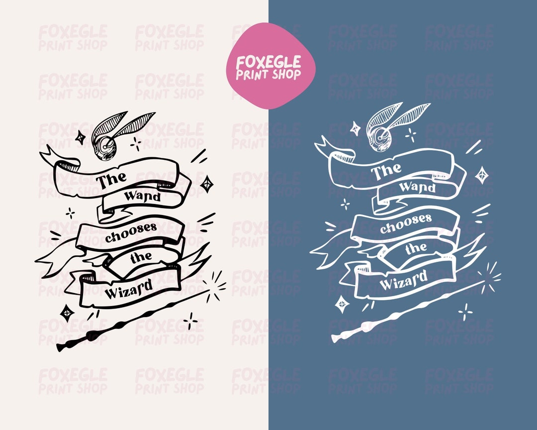 Wizard Wand SVG / PNG Files I Original Artwork I Instant Digital ...