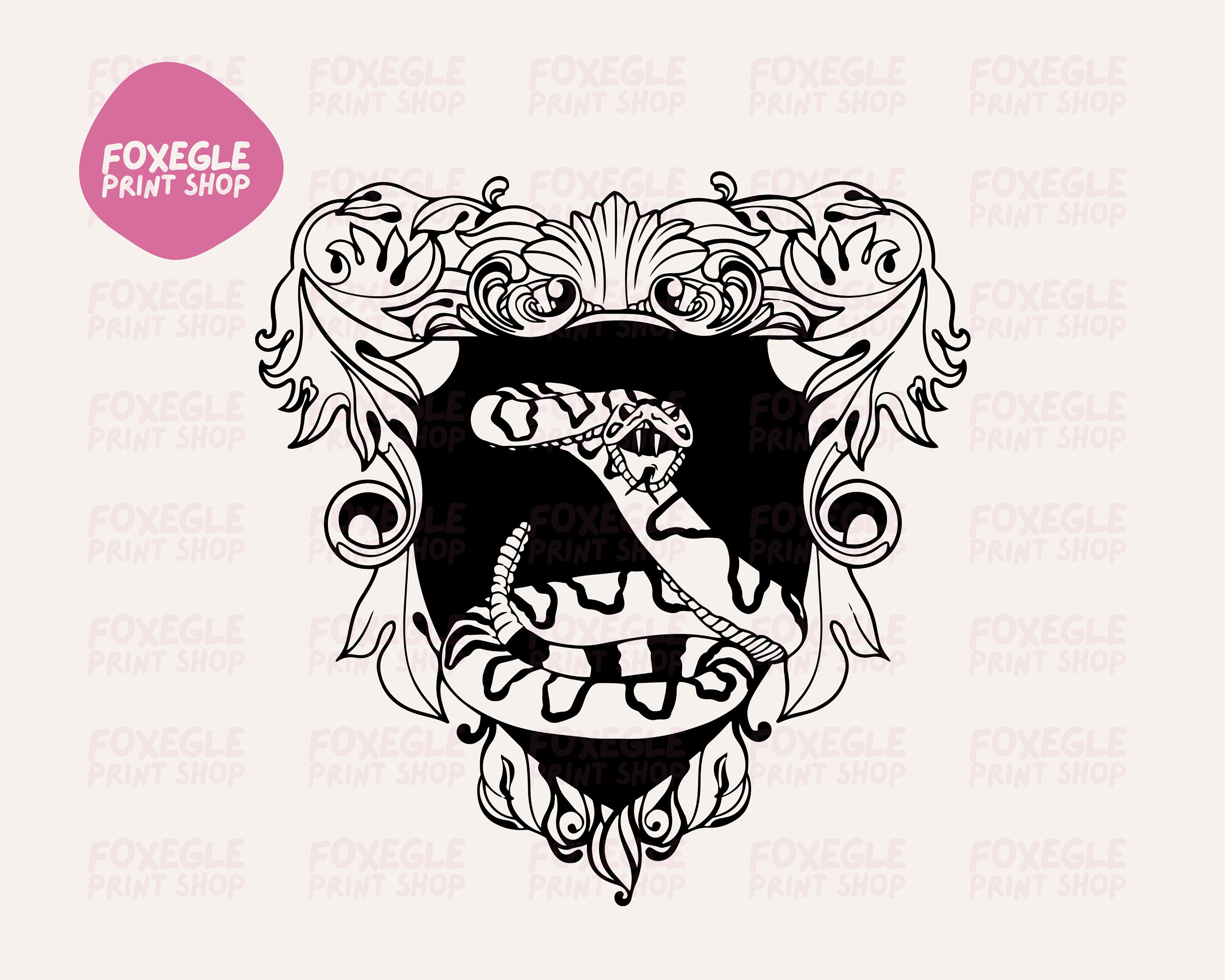 Snake SVG / PNG Files I Original Artwork I Instant Digital Download I ...