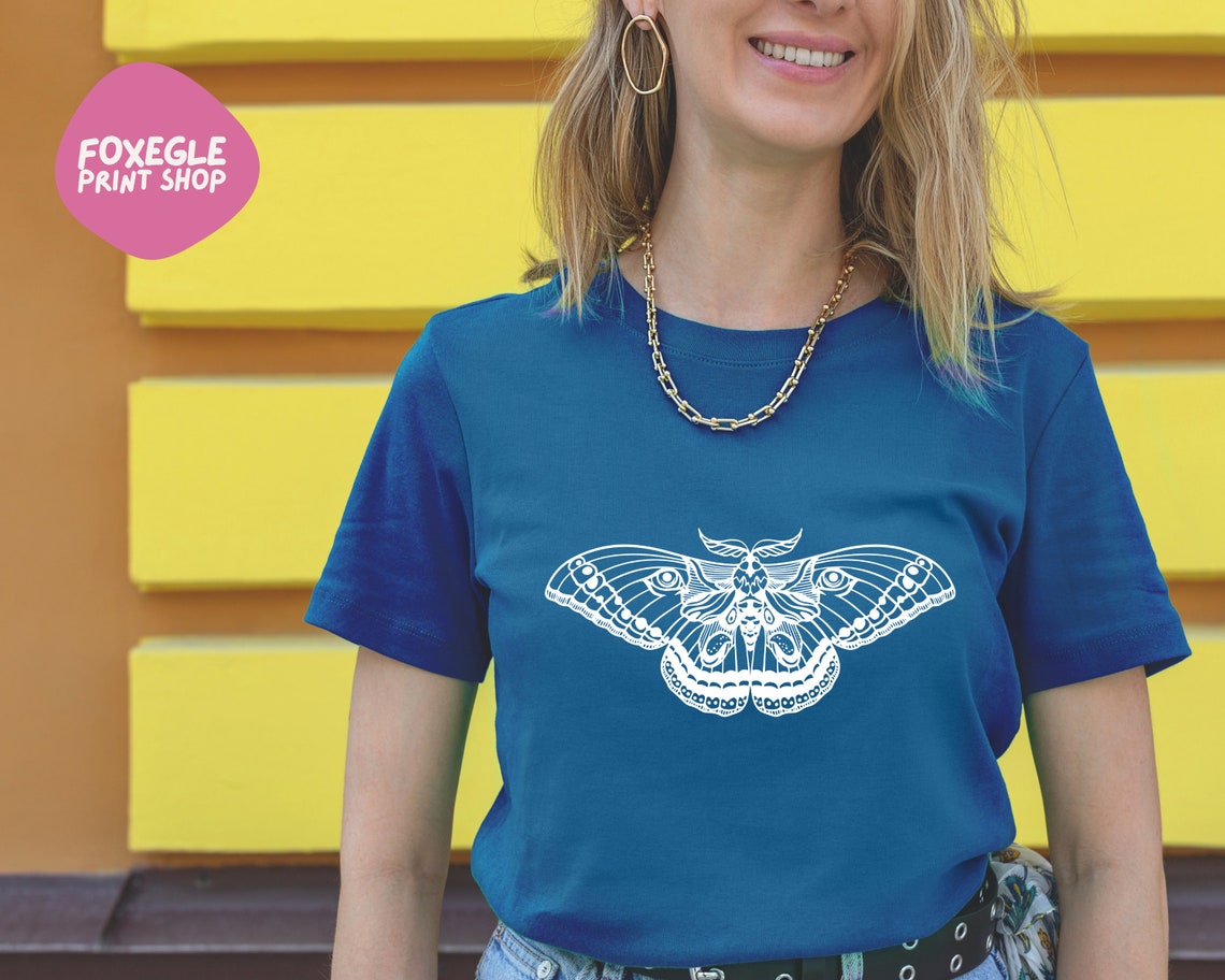 Cecropia Moth SVG / PNG Files I Original Artwork I Instant Digital ...