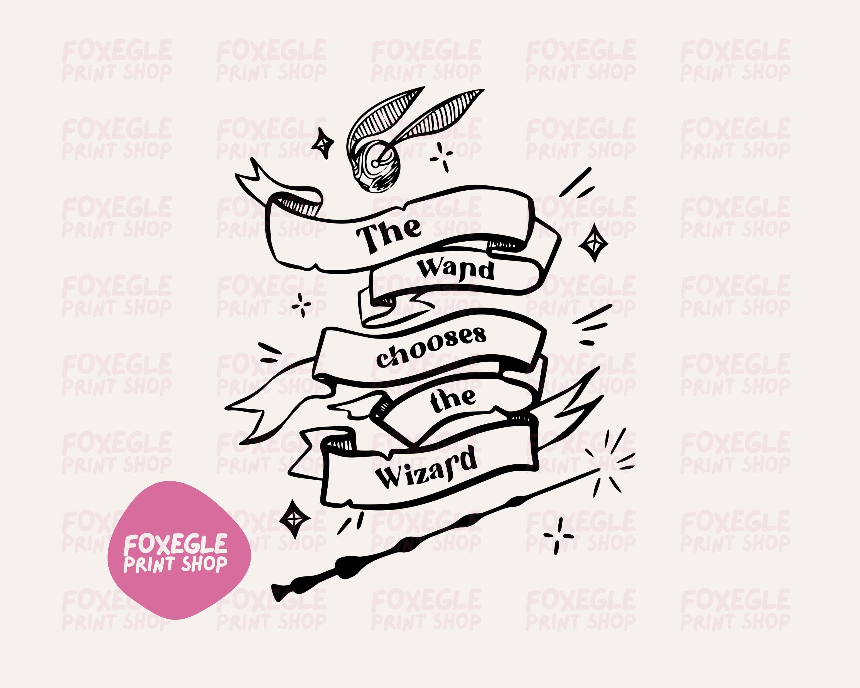 Wizard Wand SVG / PNG Files I Original Artwork I Instant Digital ...