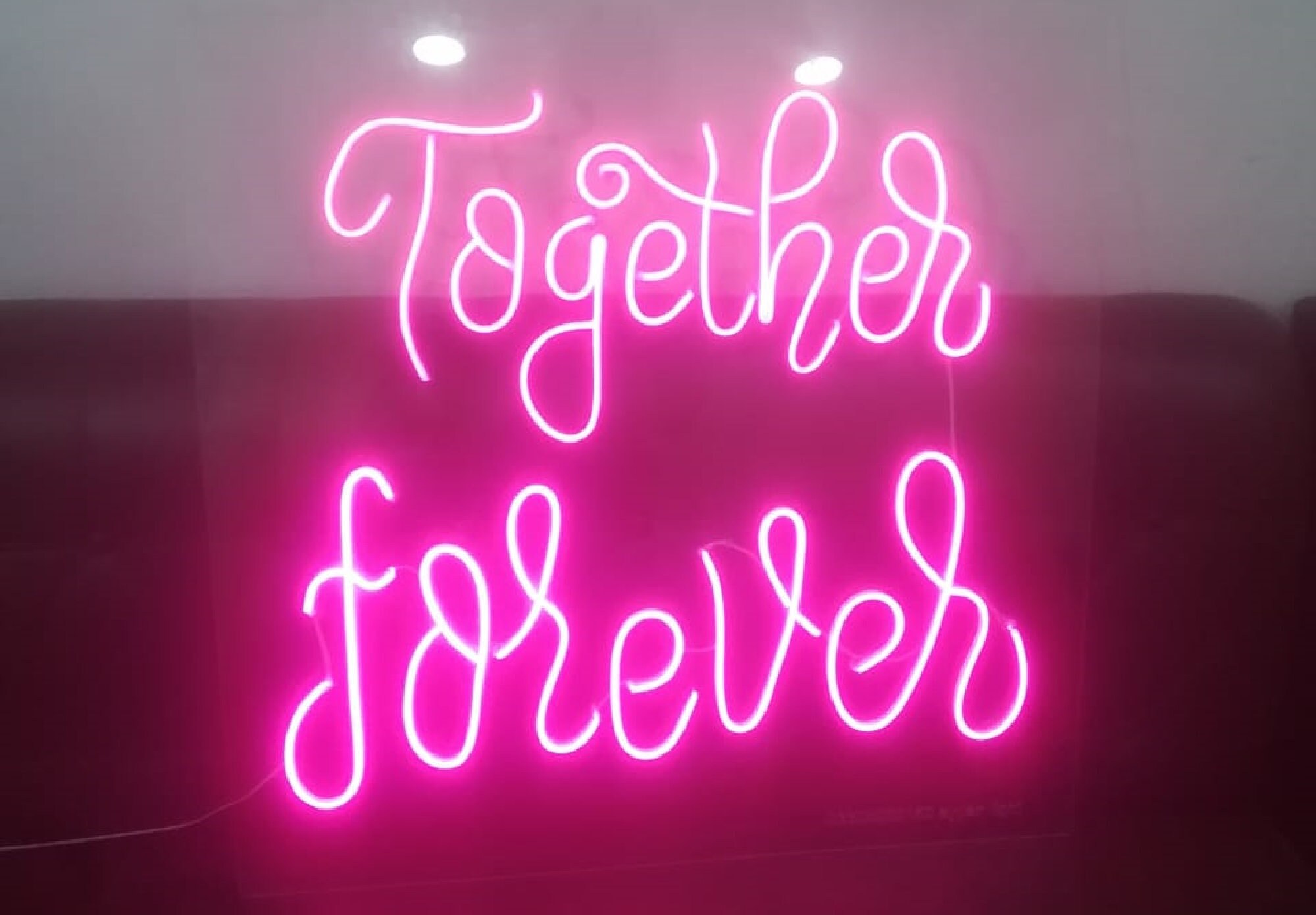 Together Forever Sign Gorgeous Neon Sign Custom Designed - Etsy