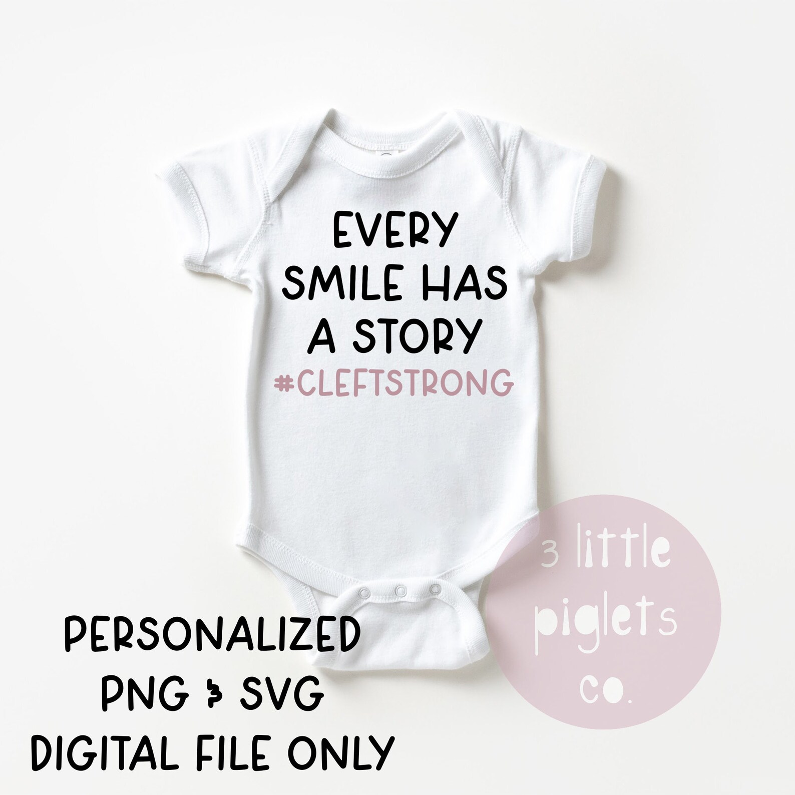 Cleft Lip Digital Download Cleft Svg Cleft Cut File Cleft Lip and ...