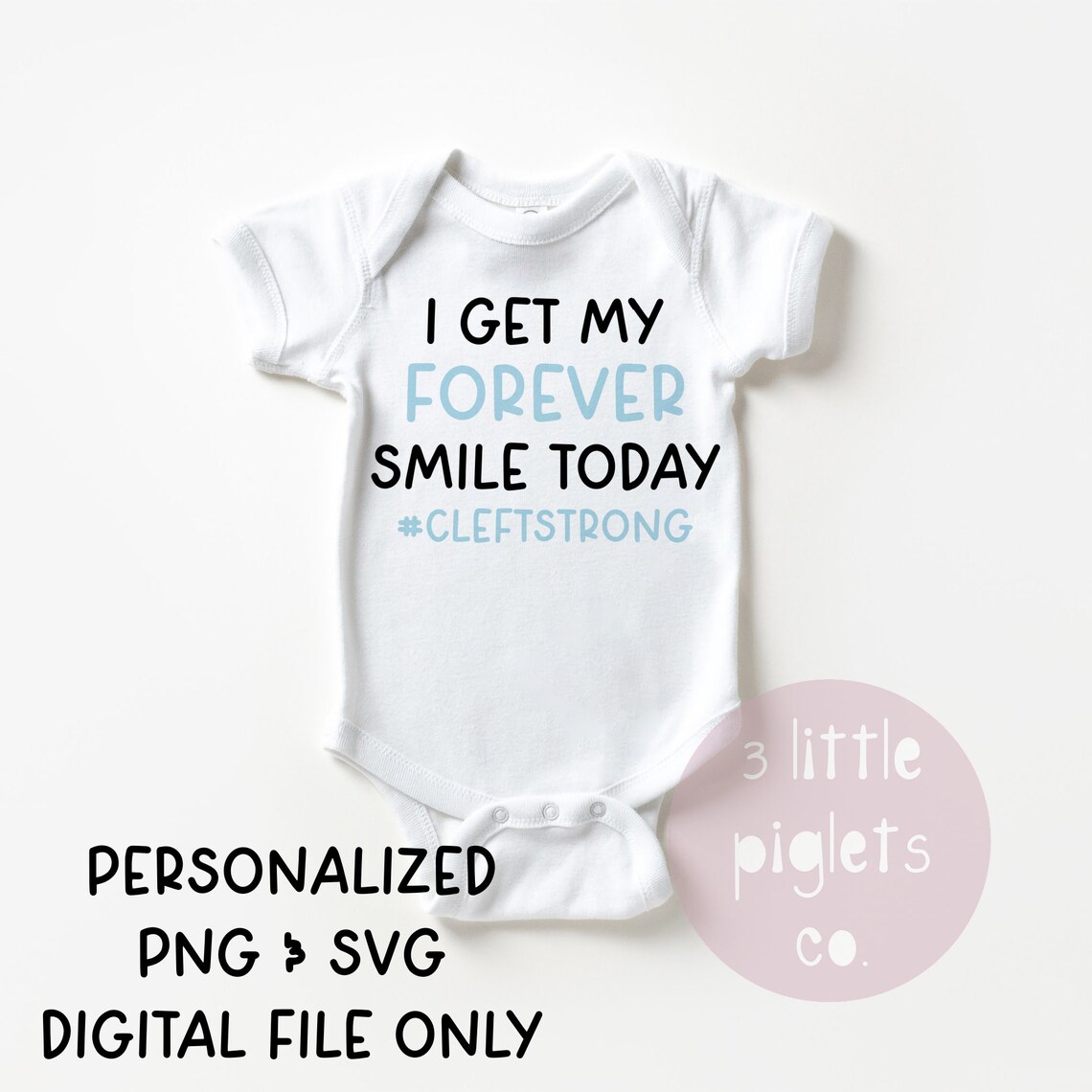 Cleft Lip Digital Download Cleft Svg Cleft Forever Smile Cut File Cleft ...