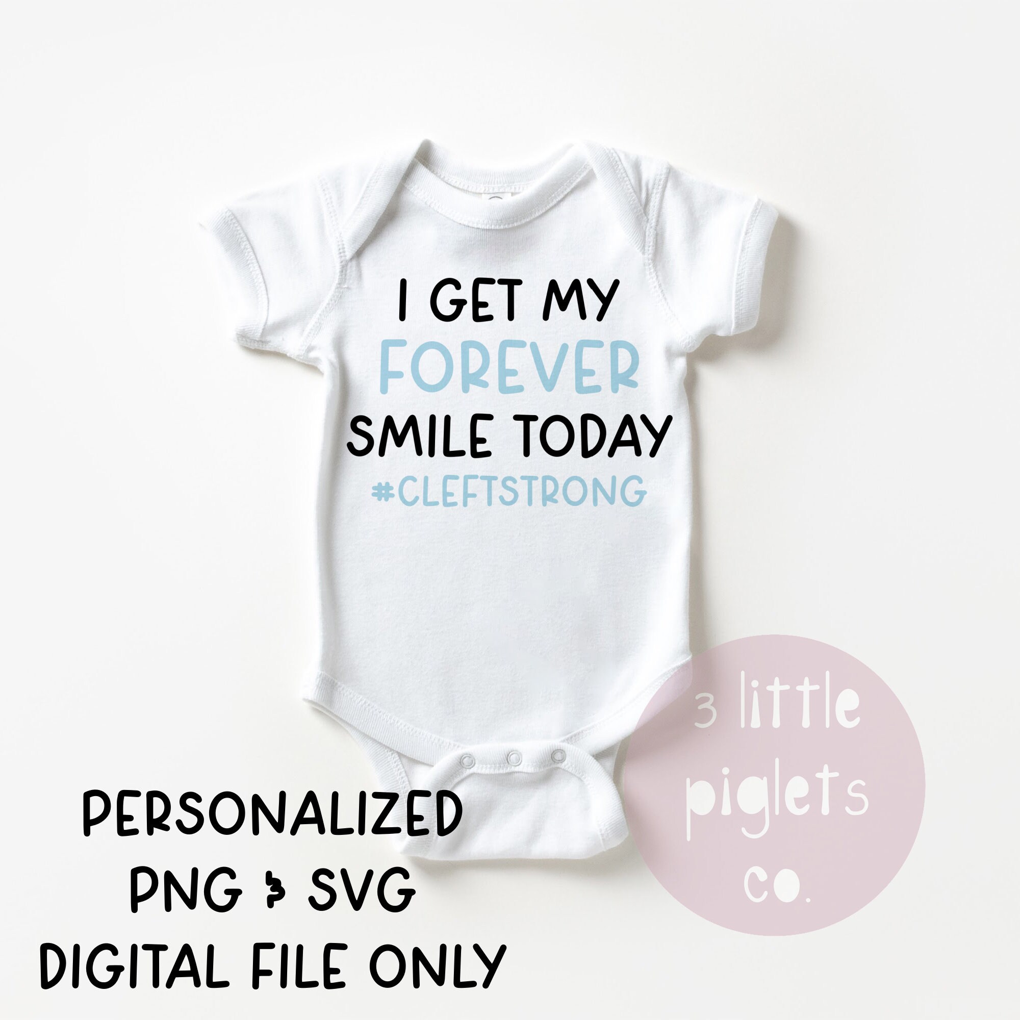 Cleft Lip Digital Download Cleft Svg Cleft Forever Smile Cut File Cleft ...