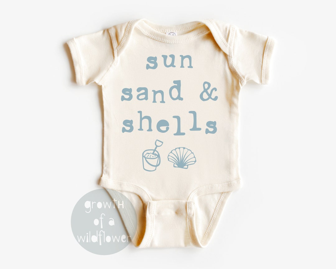 Sun Sand & Shells, Beach Babe PNG SVG, Beach Baby Svg, Ocean, Little ...