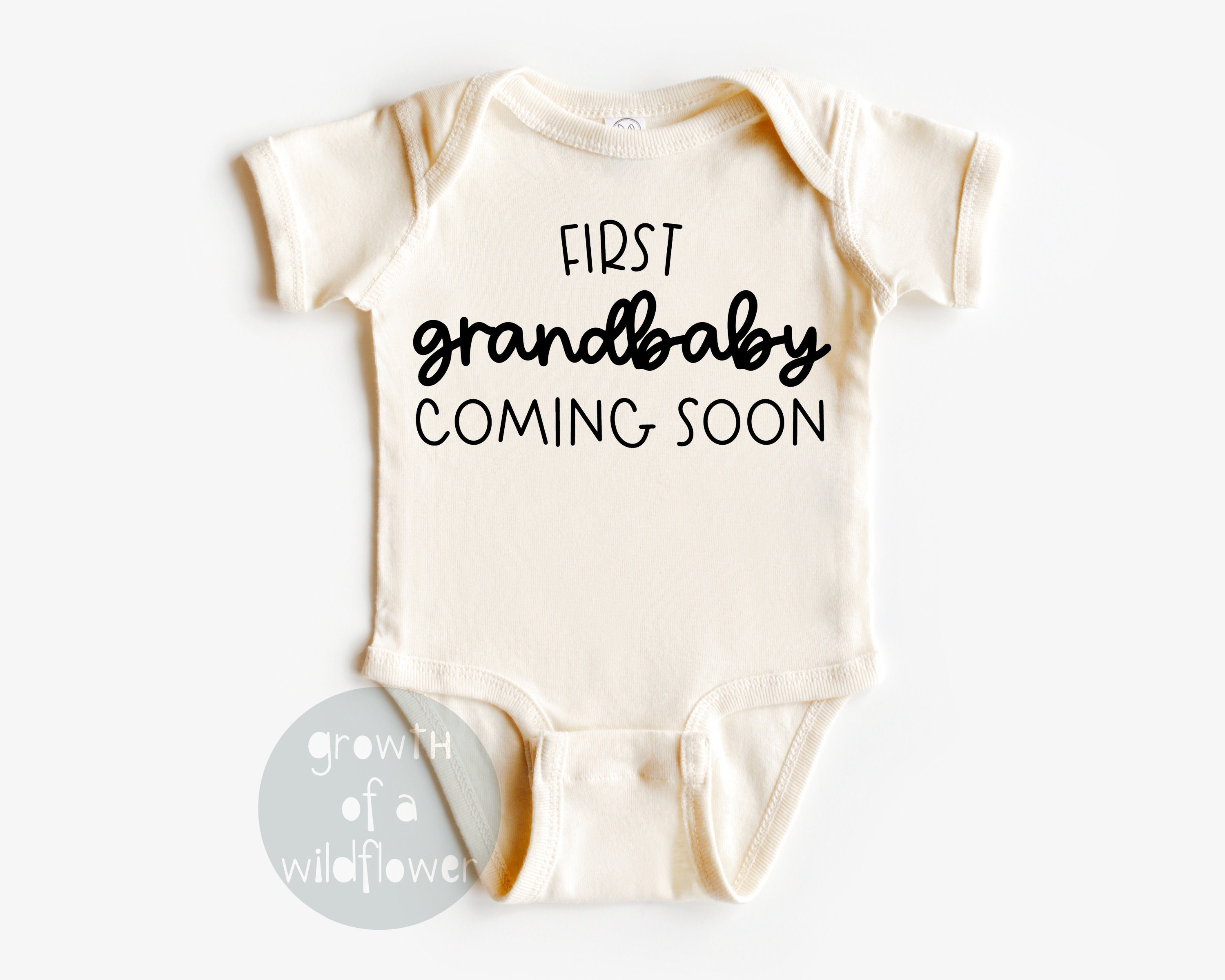 First Grandbaby Coming Soon PNG SVG, Pregnancy Announcement Svg, Baby ...