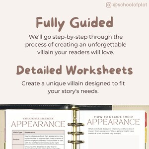 Villain Character Workbook: 75-page Novel Writing Planner (digital) - Etsy