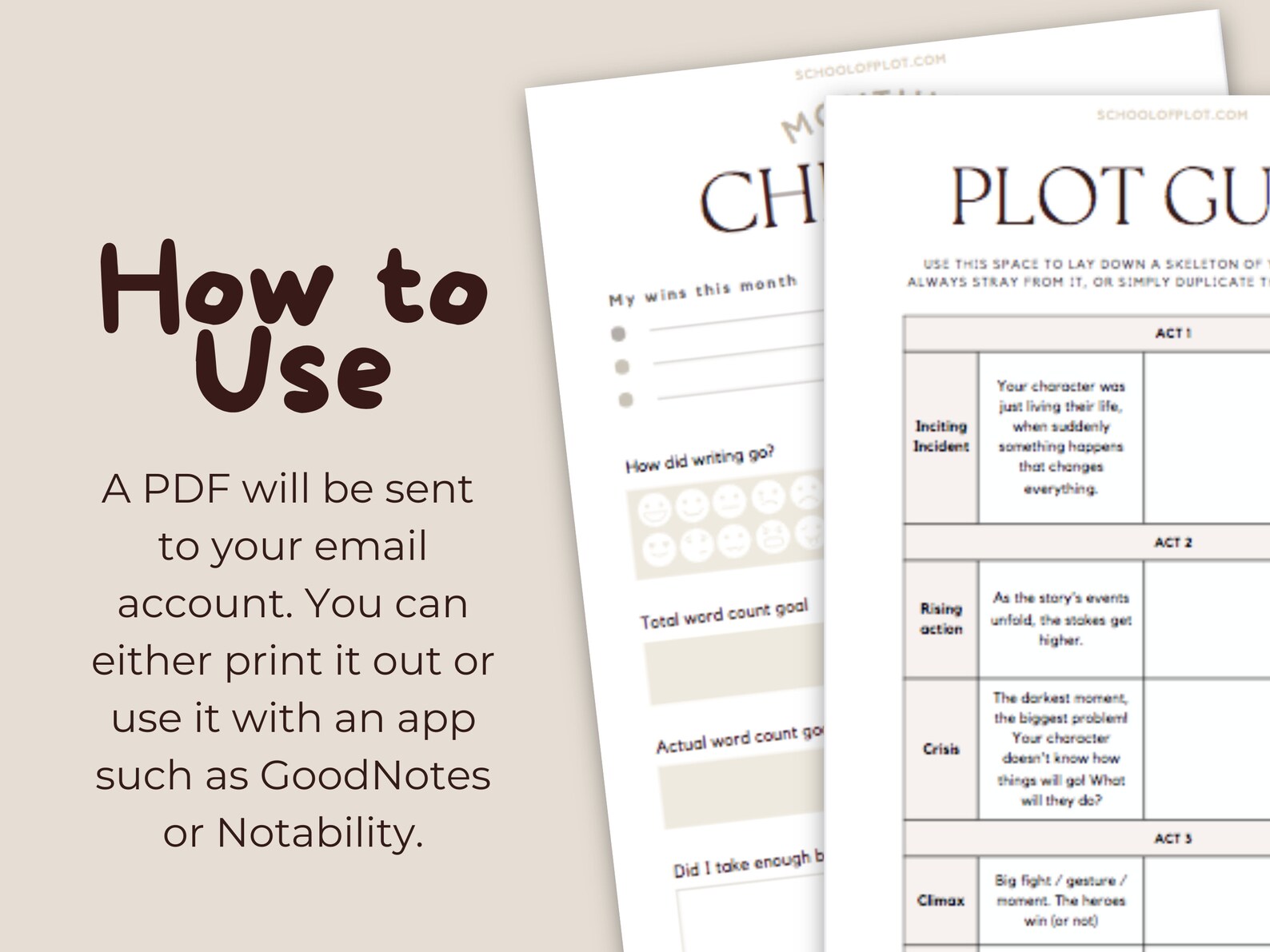 Novel Planner Digital or Printable Writing Workbook Word - Etsy Australia