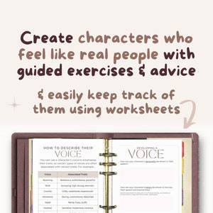 Character Workbook: Novel Writing Templates, Character Profiles ...