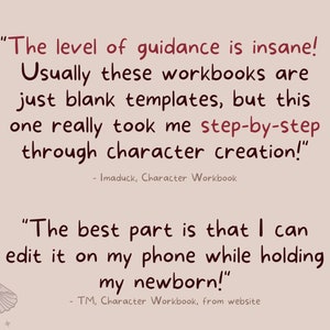 Character Workbook: Novel Writing Templates, Character Profiles ...