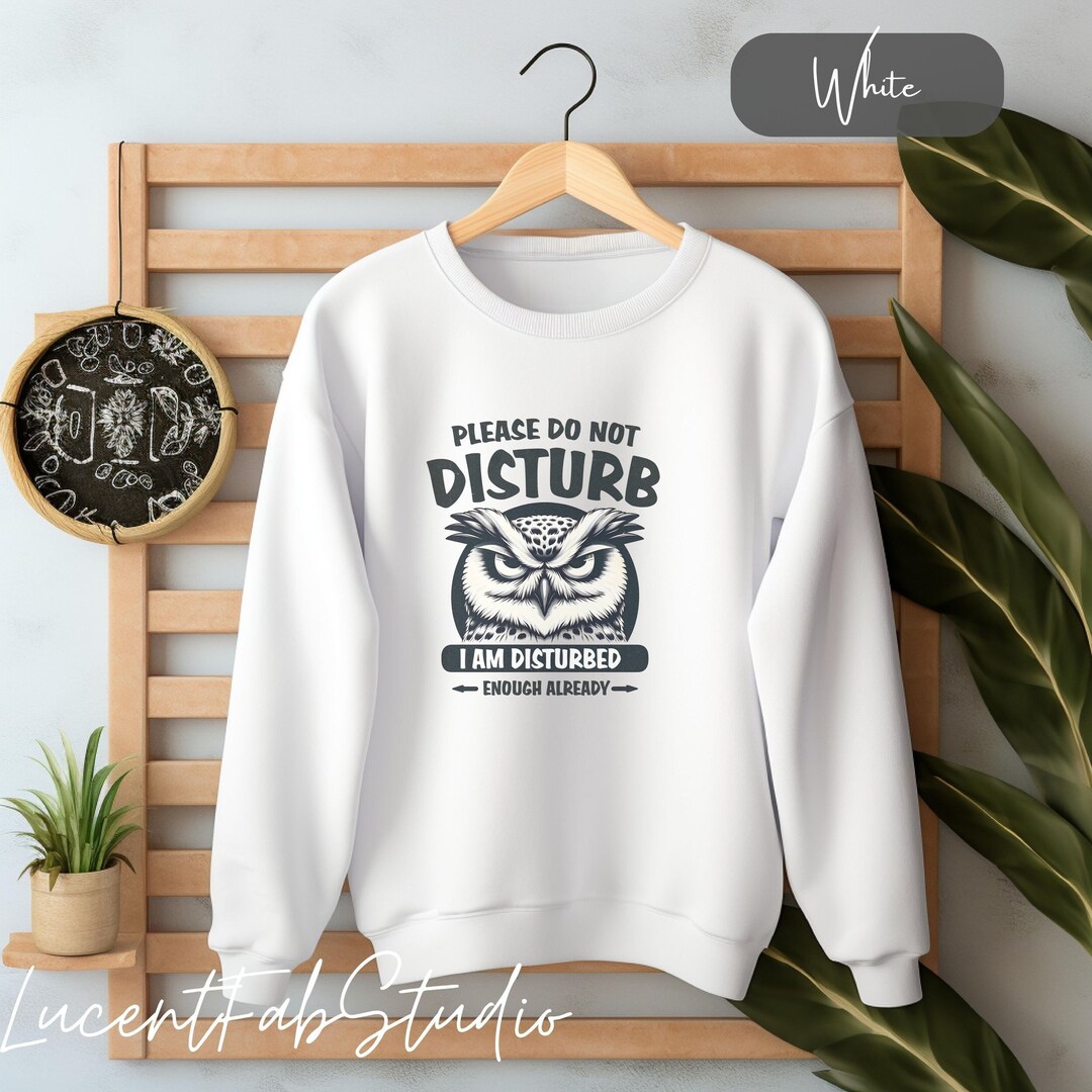 Please Do Not Disturb, I Am Disturbed Enough Already Funny Owl ...