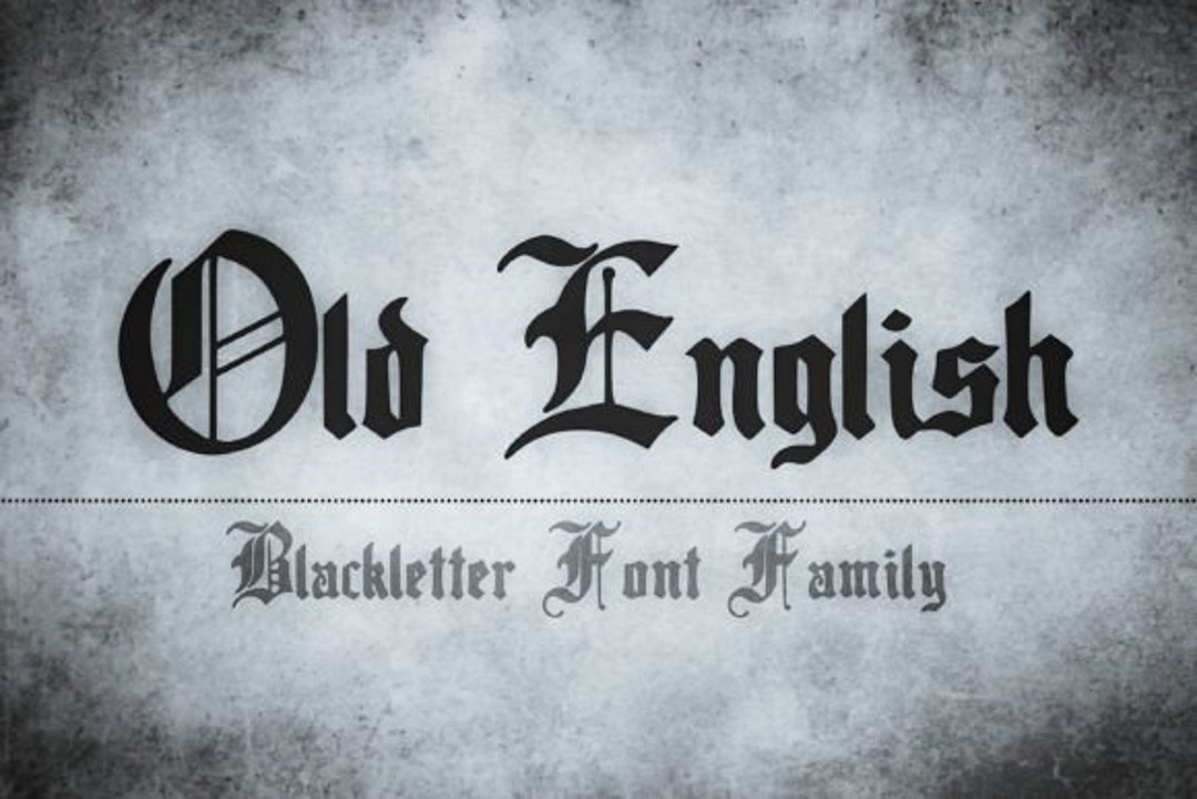 Old English Font Blackletter Font Old English Cricut Font Gothic Font Fonts For Cricut