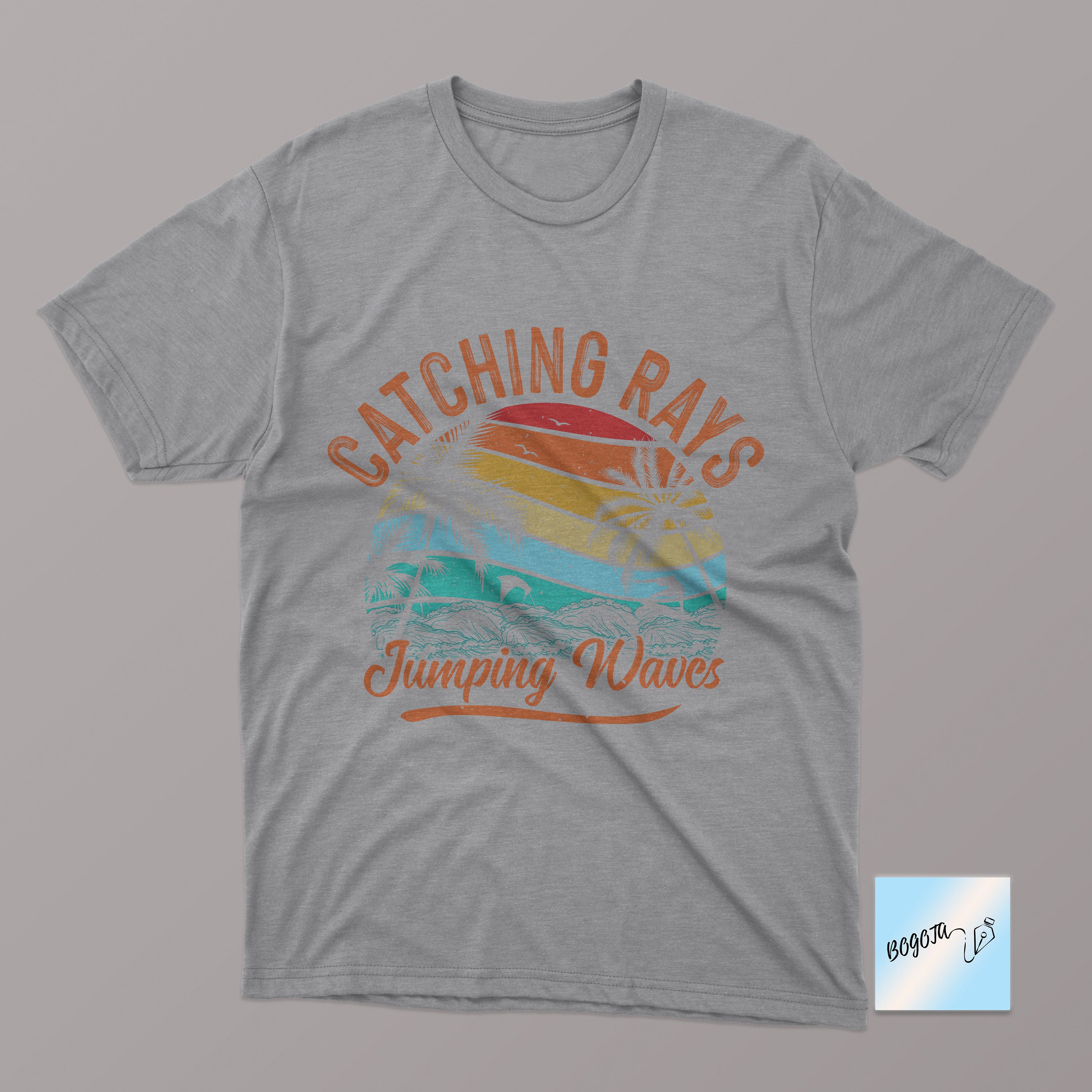 Catching Rays and Jumping Waves PNG, Summer Quote, Summer Sayings PNG ...