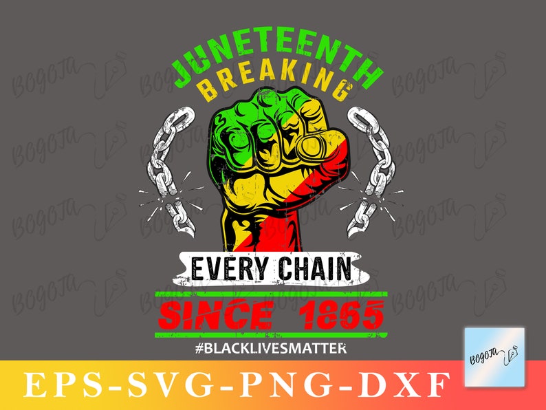 Juneteenth SVG Breaking Every Chain SVG Black Woman SVG - Etsy