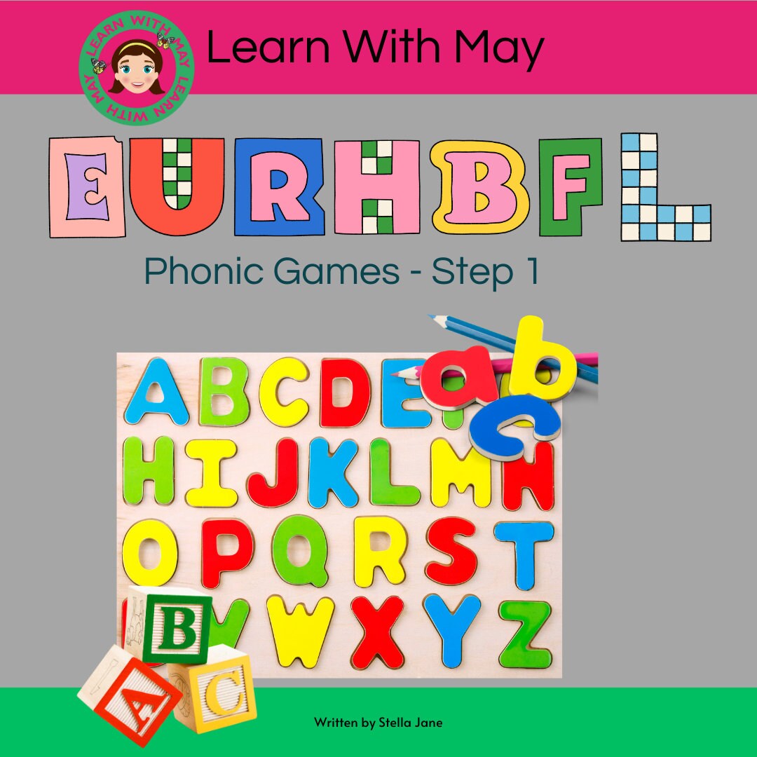 Phonic Work Book 3, EURHBFL, Letters and Sounds, Step 1 Games, Instant ...