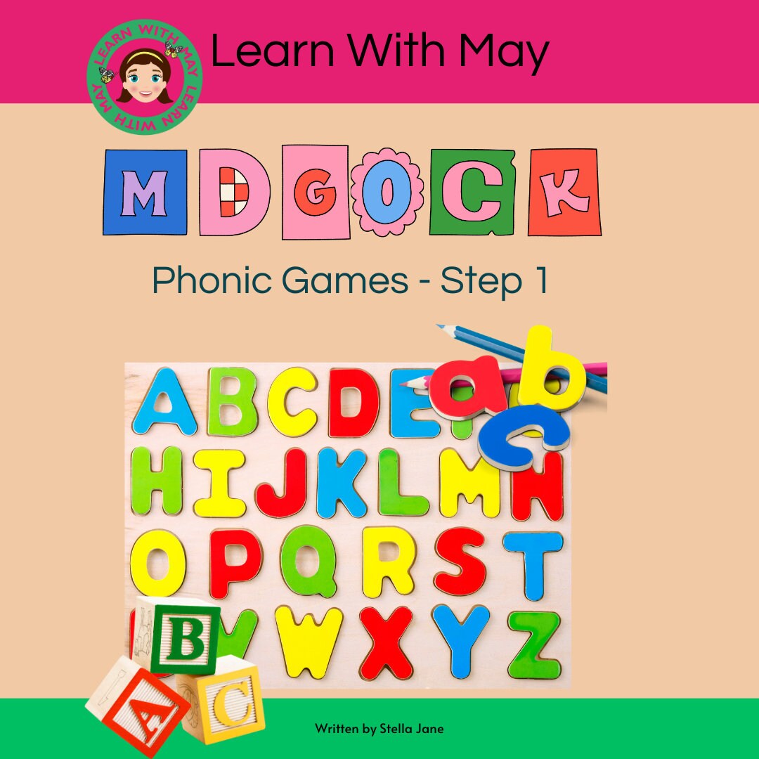 Phonic Work Book 2 MDGOCK Letters and Sounds Step 1 Games - Etsy