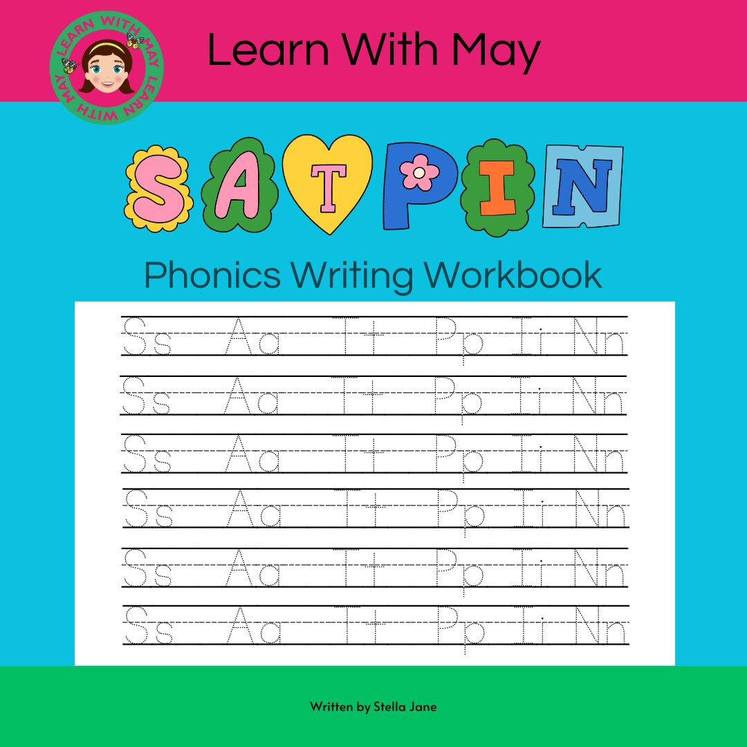 Phonic Work Book 1, SATPIN, Letters and Sounds, Step 3 Writing, Word ...