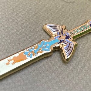 Decayed Master Sword Hard Enamel Pin | Legend of Zelda: Tears of the ...