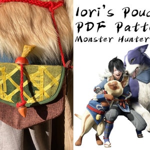 MHR Iori Pouch PDF Pattern | Monster Hunter Rise DIY Buddy Handler Npc ...