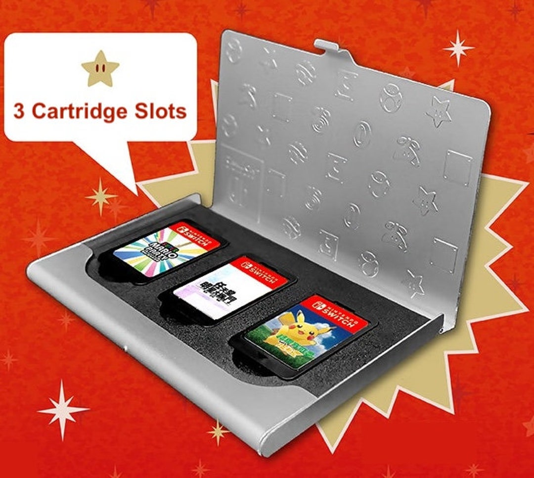 Super Mario Nintendo Switch Game Case | 3 Slots Aluminum Cartridge ...