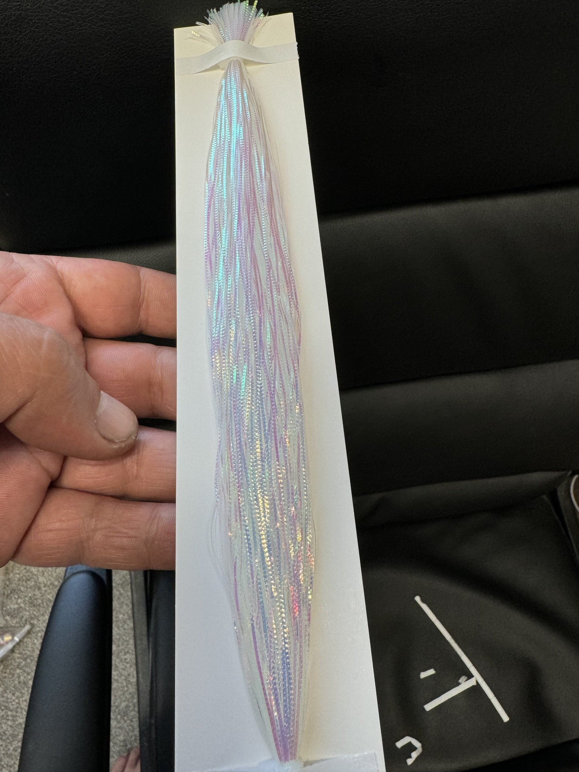 Shine and Glow Corrugated Flash Strands,imitates Scale of Fish,fly ...