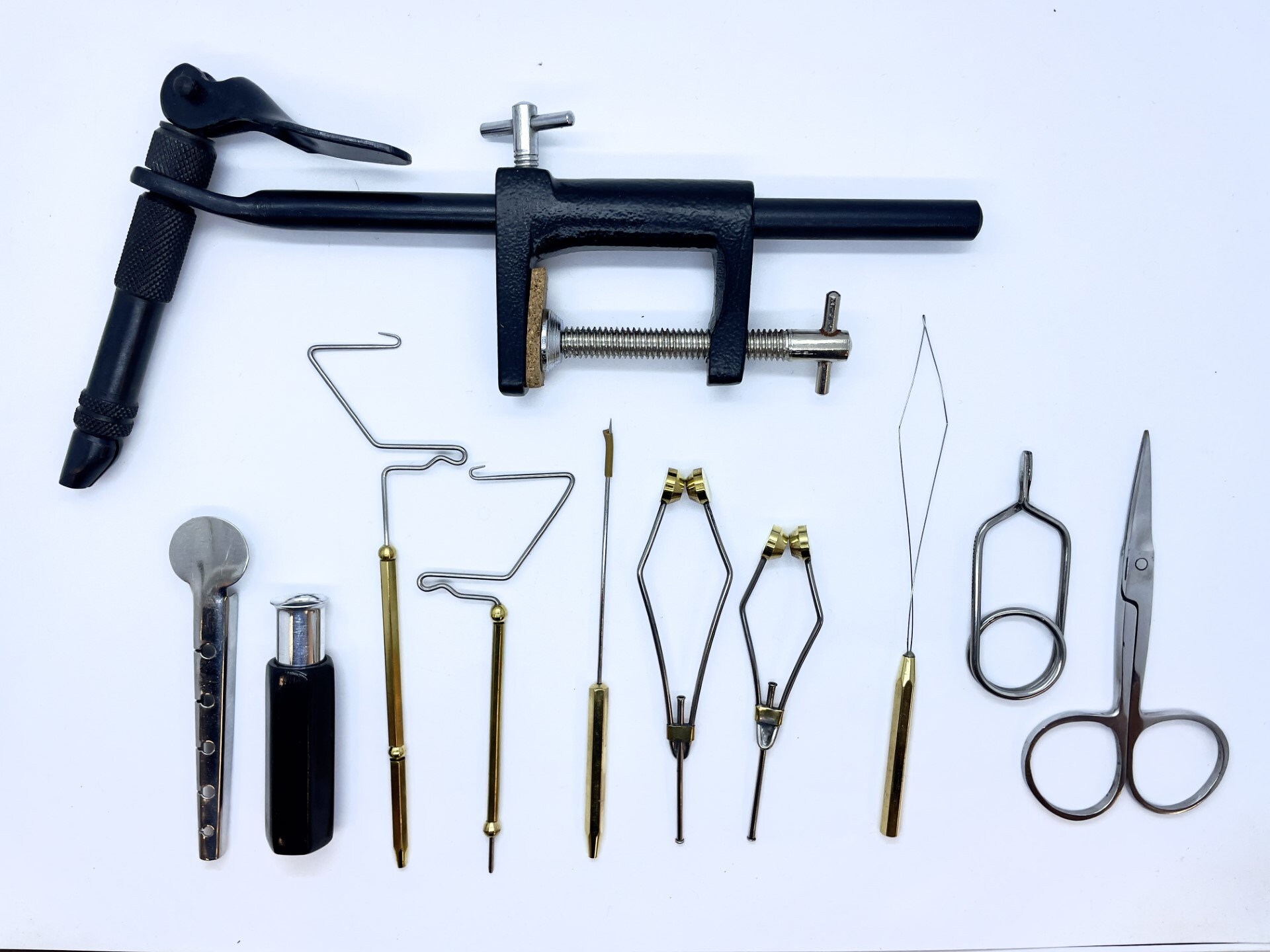 Beginner Fly Tying Kit,vise,tinsel,threads,tools - Etsy