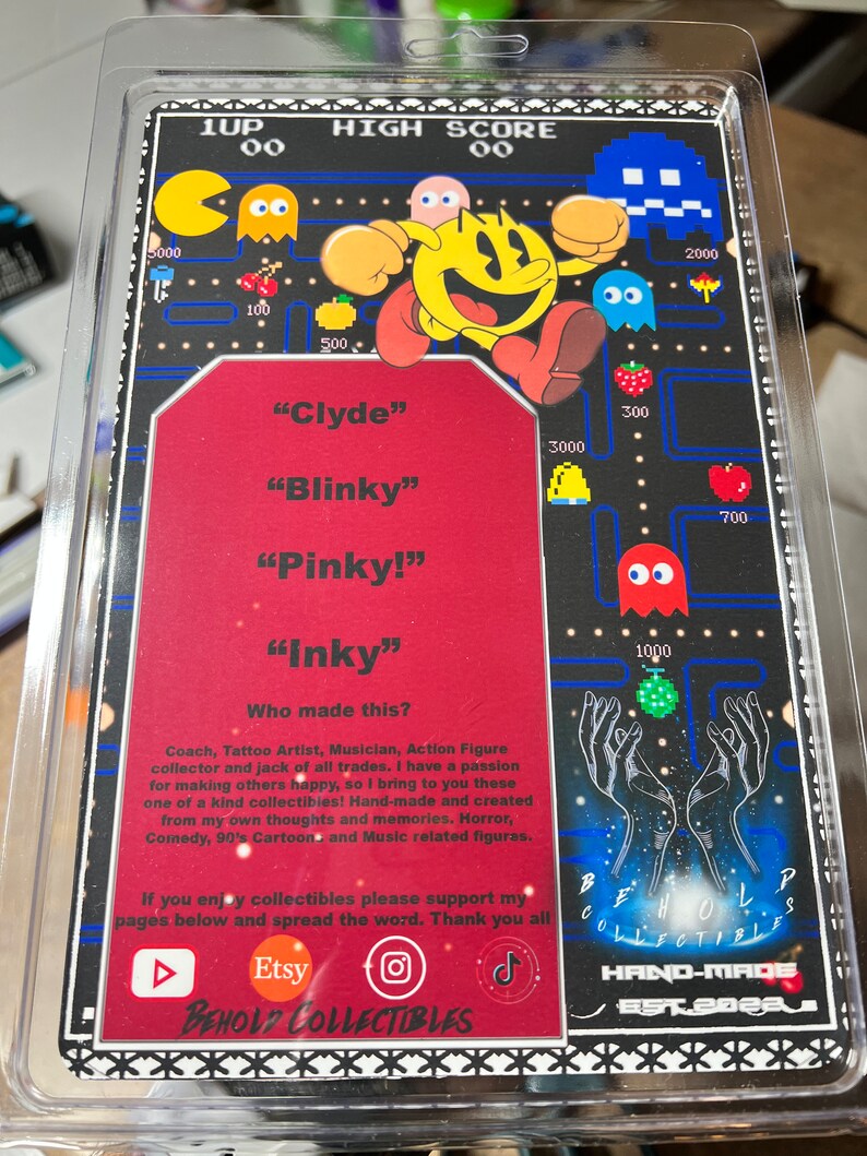 Pac-man pac-man and Dots - Etsy