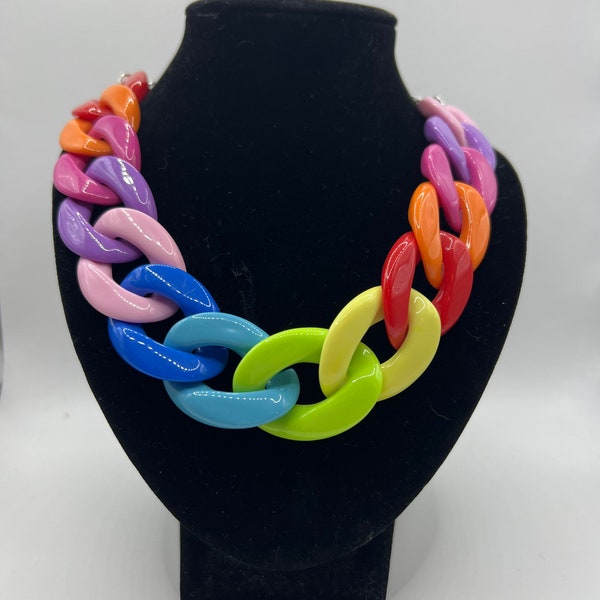 Acrylic Necklace - Etsy
